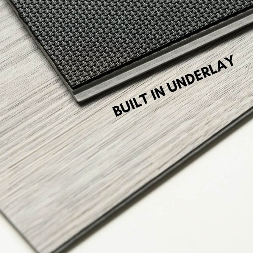 Luxury SPC Light Grey Click Plank - Pay Weekly Flooring